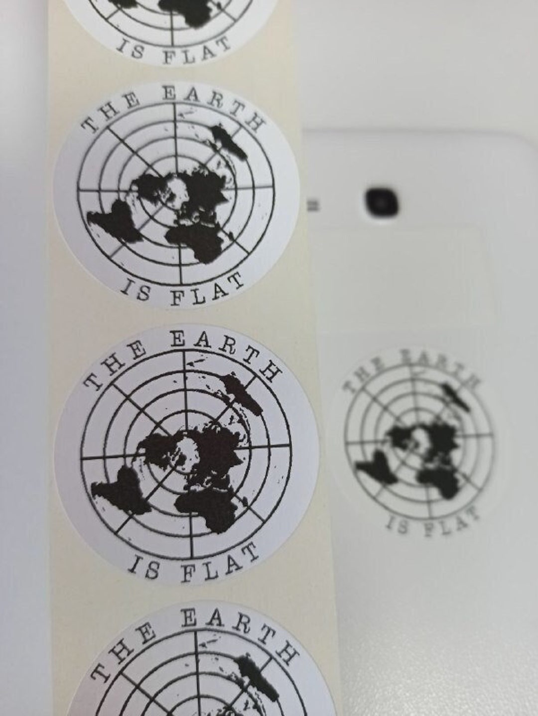 The Earth is Flat Flat Sticker Pack 50 Sticker Earthers Flat Decal ...