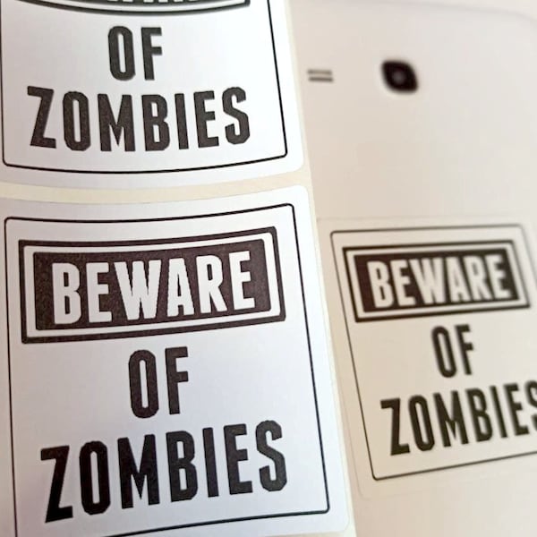 Beware of Zombies - Etsy