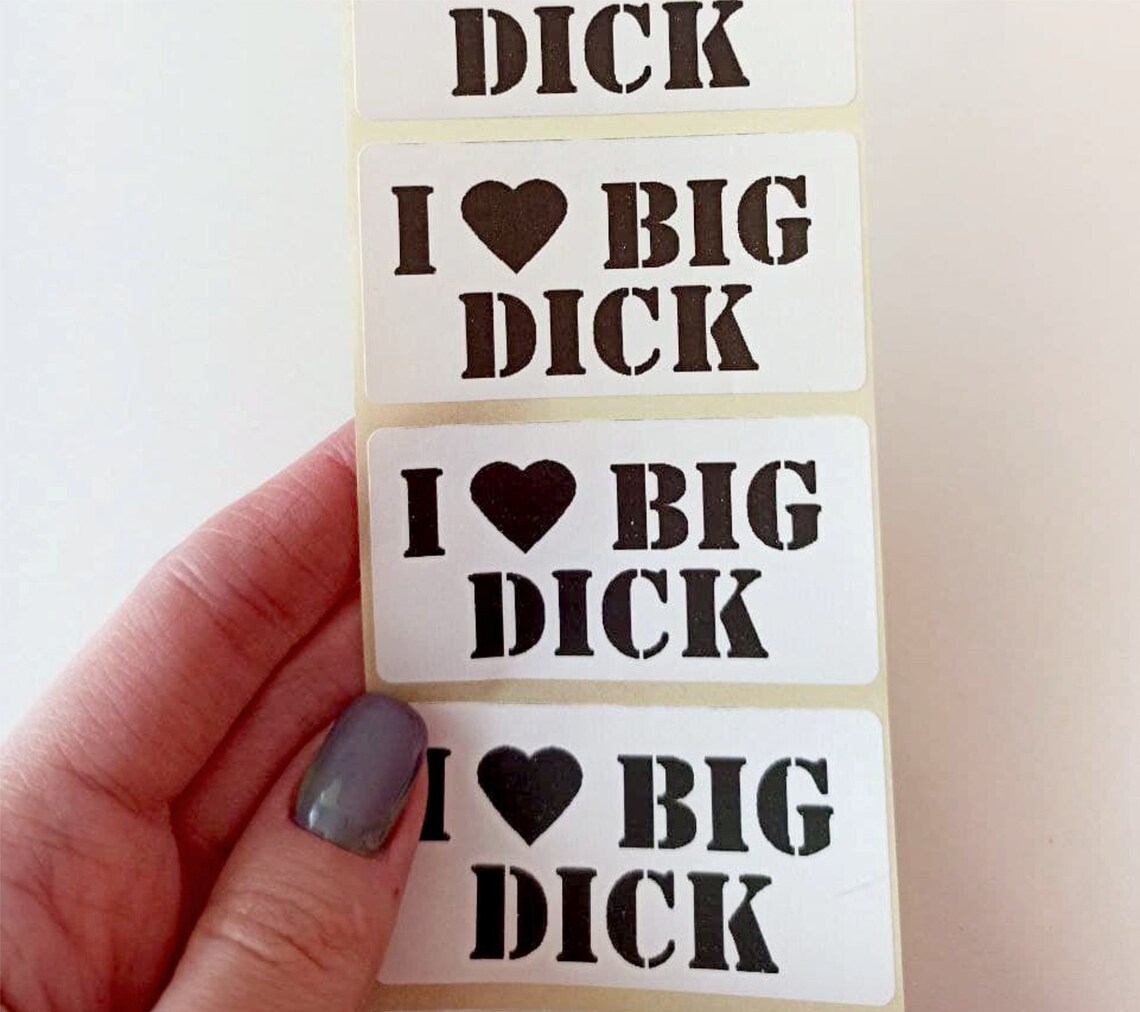 I Love Big Dick Joke Decal Stickers 10 100 Mega Set 250 Pack Sticker I