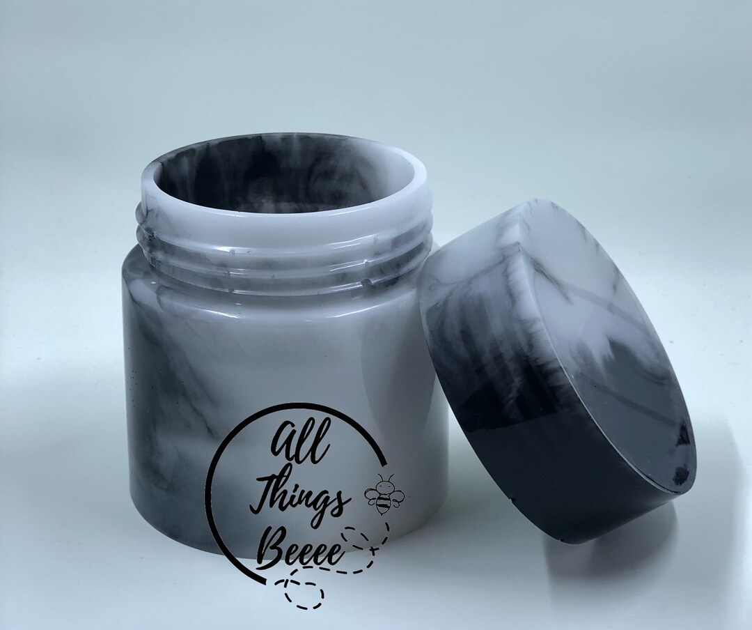 Black & White Stash Jar - Etsy