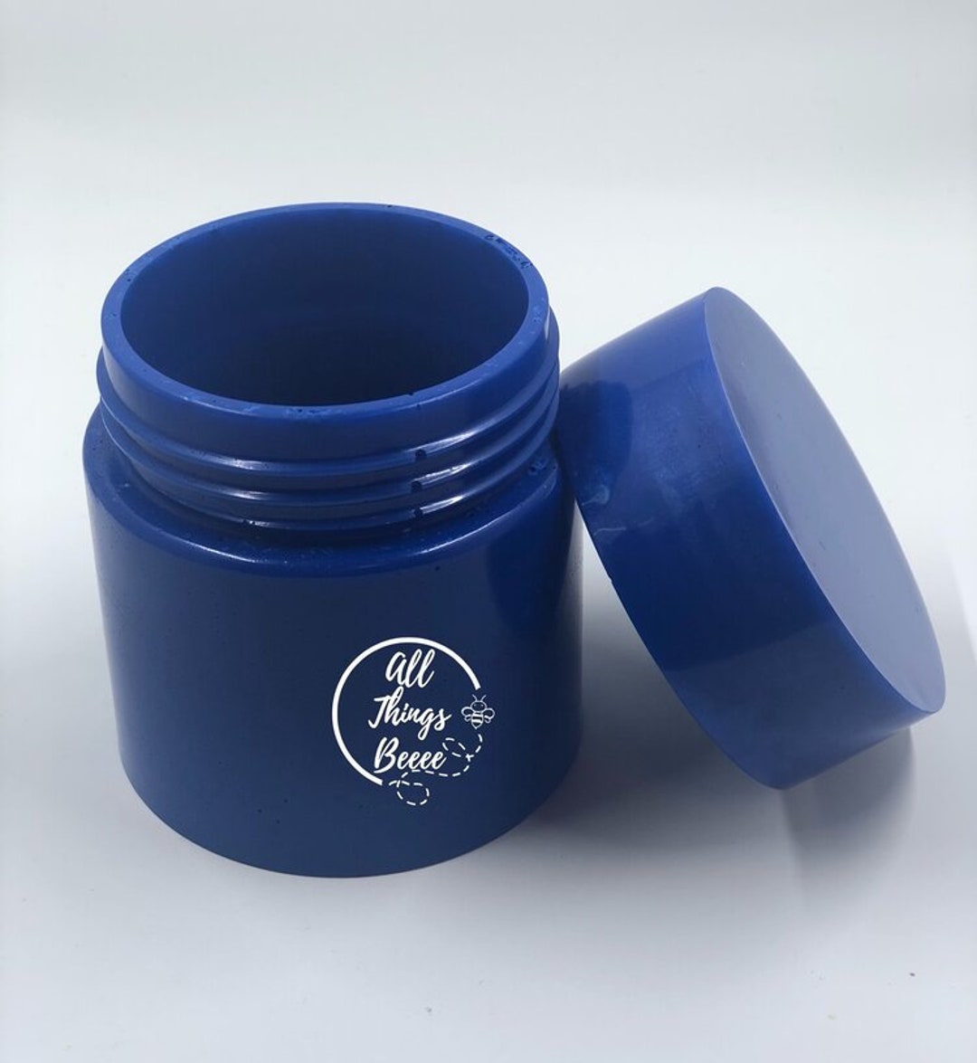 Blue Stash Jar - Etsy