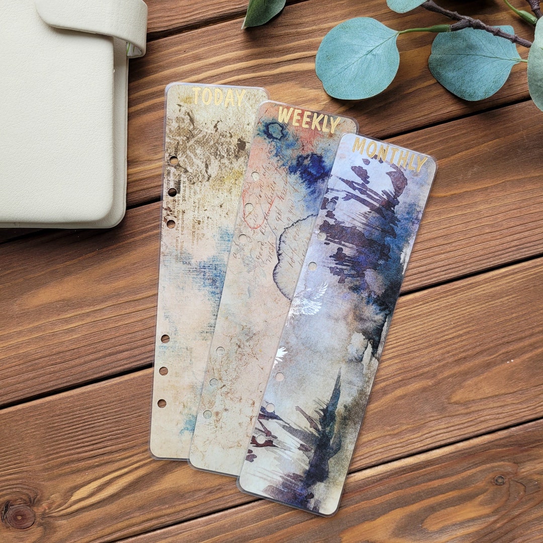 Laminated Planner Bookmark for A5 Planners Set of 3 A5 - Etsy