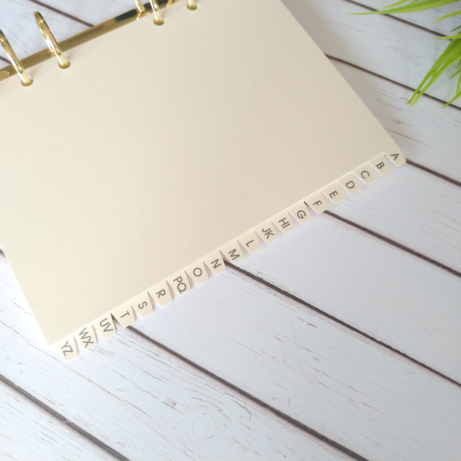 Alphabet Dividers Personalized A-Z Planner Dividers | Etsy