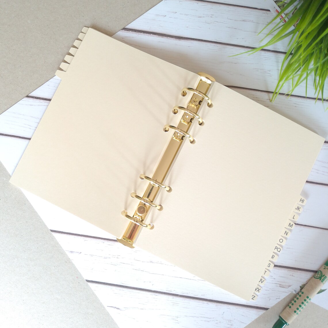 Alphabet dividers Personalized A-Z planner dividers | Etsy