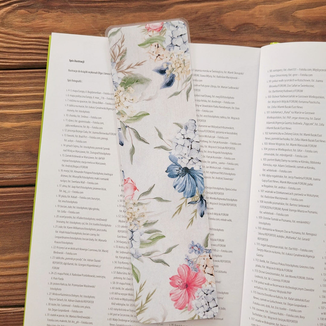 Double-sided Laminated Bookmark Book Accessory Gift for - Etsy