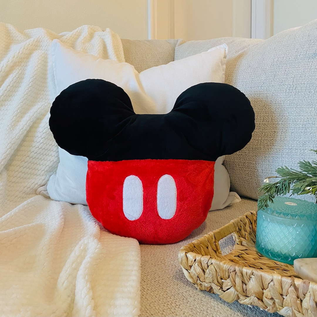 Mickey Mouse Pillow Disney Home Decor - Etsy