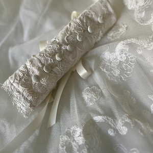 Wedding Bouquet Wrap Made From Your Wedding Dress - Etsy