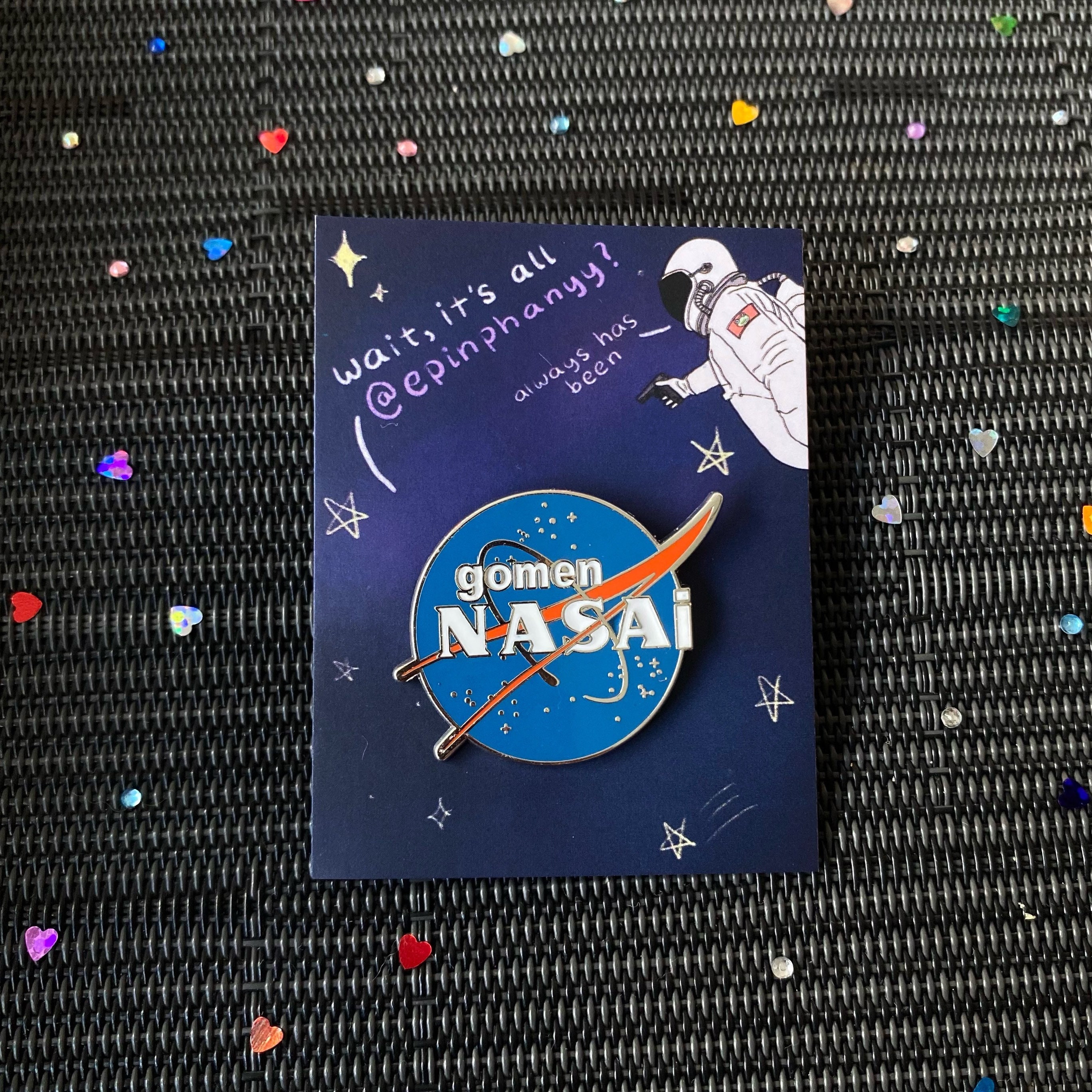 Gomen Nasai Nasa Japanese Meme Enamel Pin | Etsy