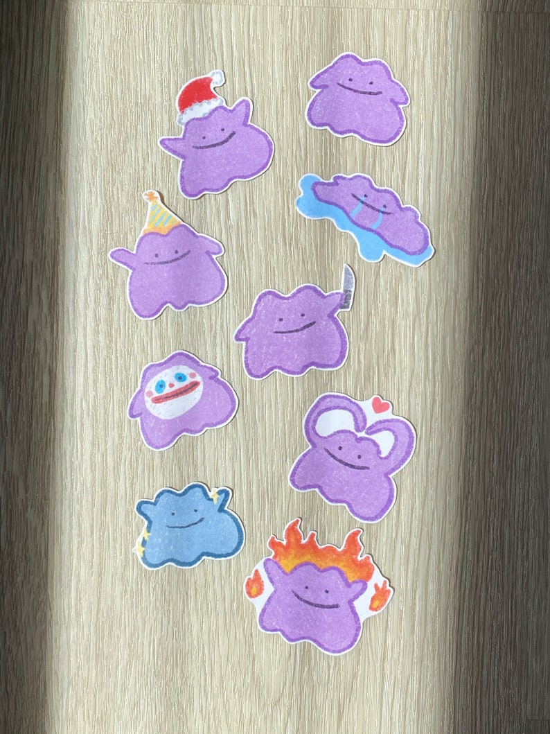Pokemon Ditto Meme Sticker Set - Etsy
