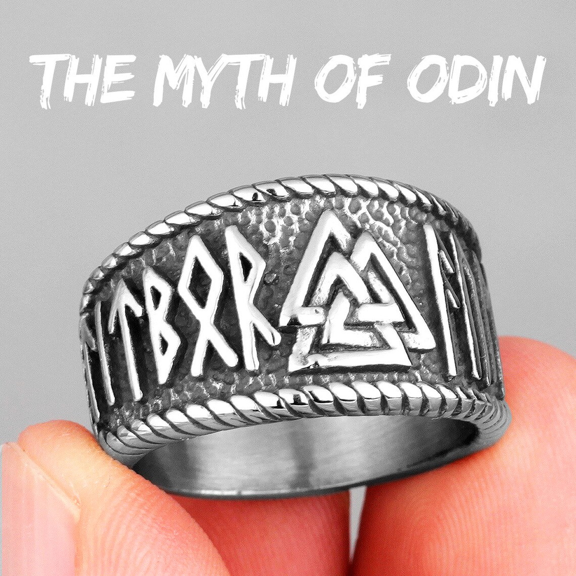 Odin Ring Viking Ring Nordic Ring Viking Mythology Ring | Etsy