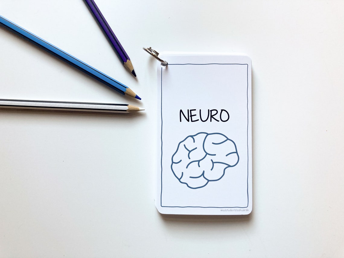 Neurology Medicine Flashcards - Etsy UK