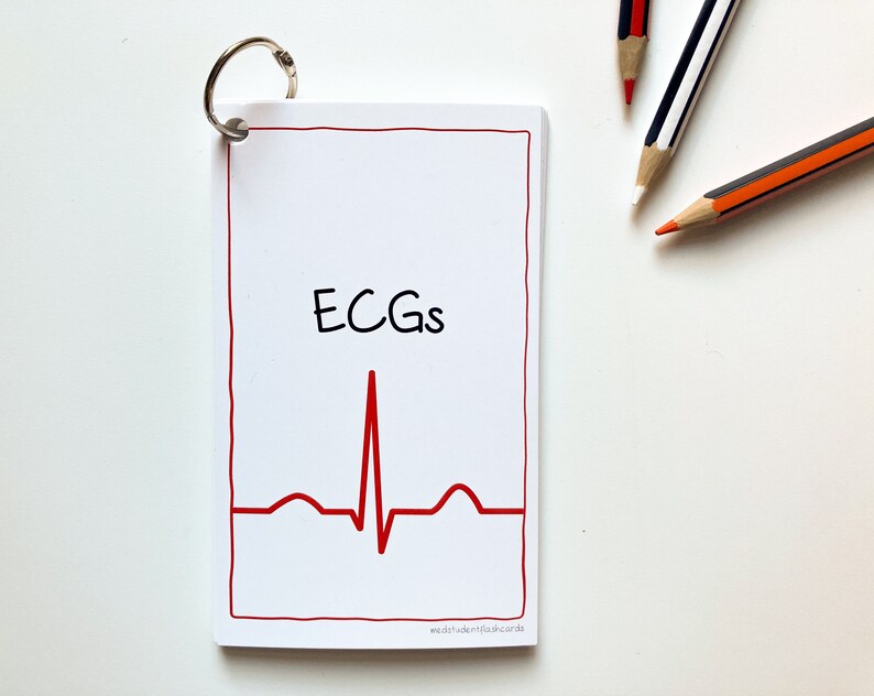 ECG Rhythms Flashcards - Etsy Australia