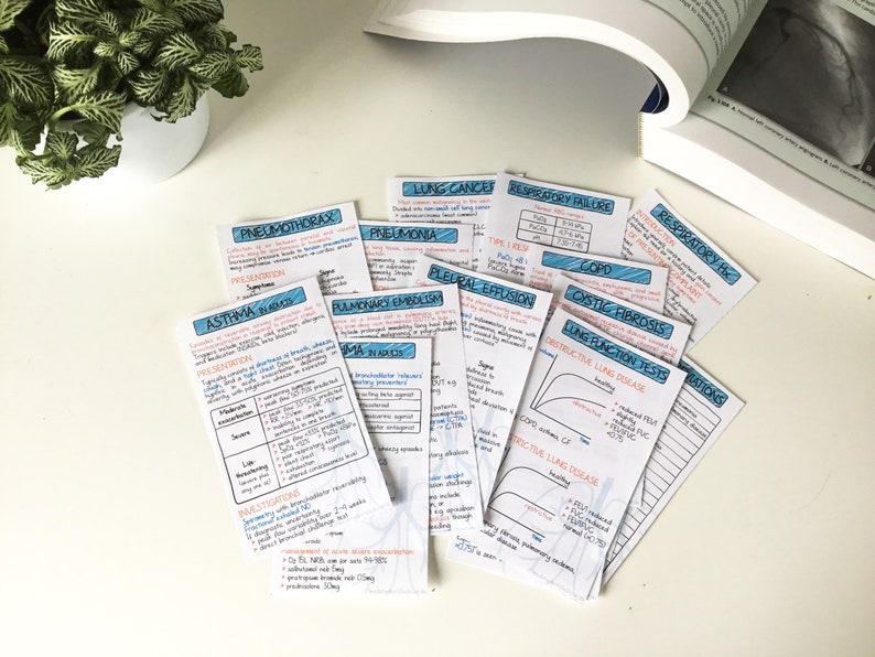 Medicine Study Flashcards Bundle PDF - Etsy