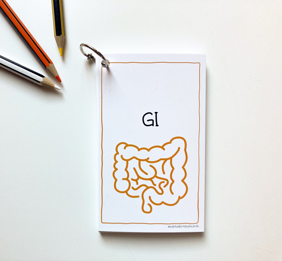 Gastrointestinal Medicine Flashcards - Etsy UK
