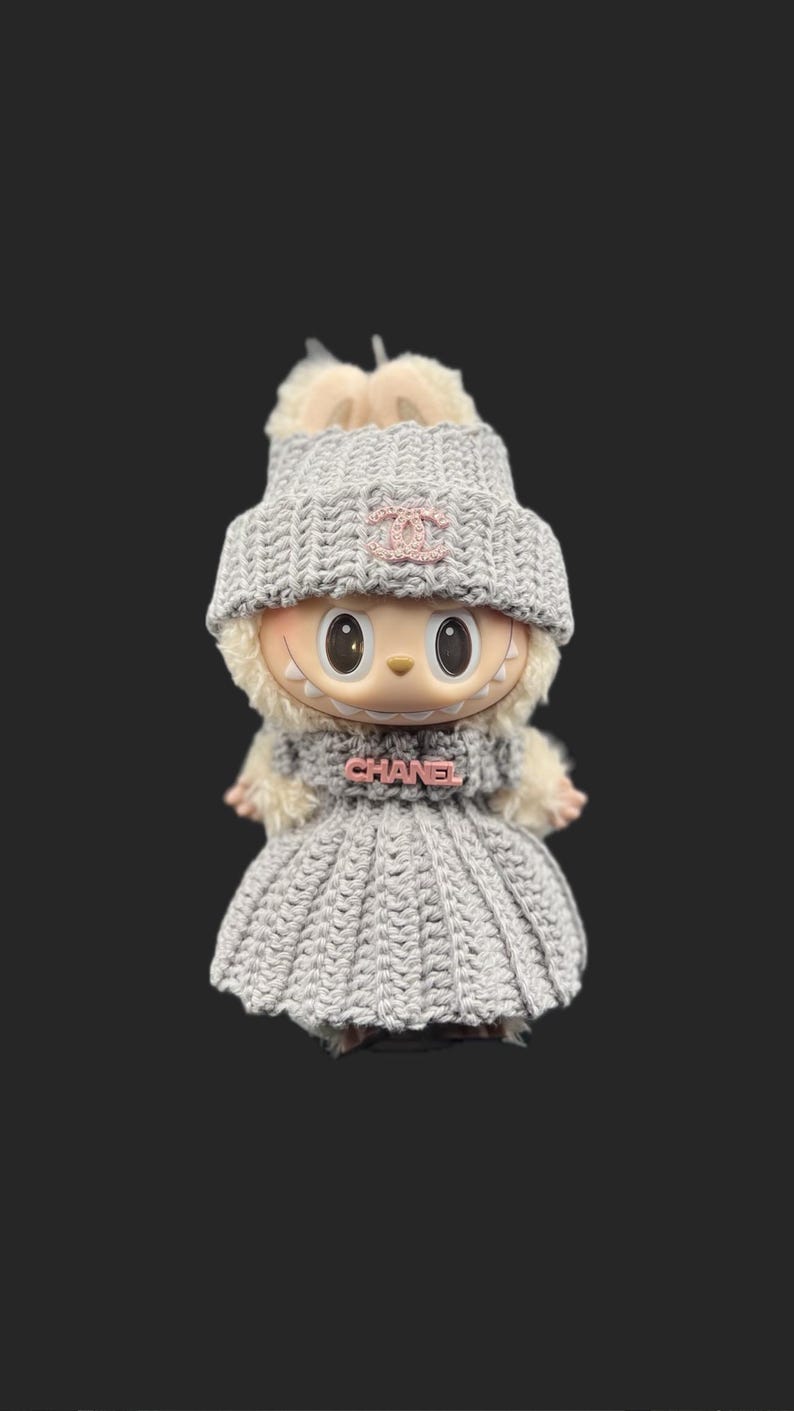 Handmade Crochet Outfit for Labubu | Labubu Crochet Dress | Labubu ...