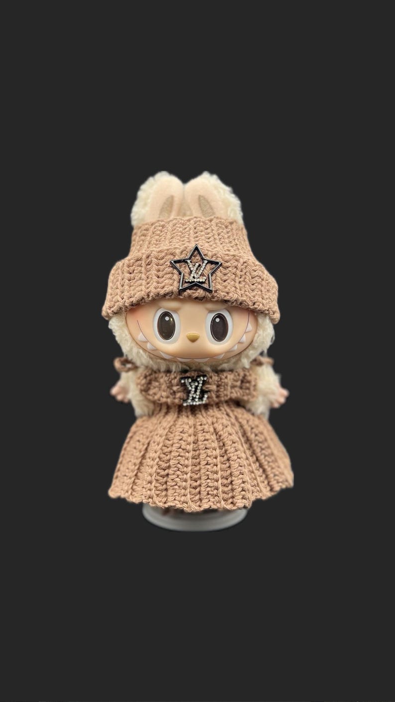 Handmade Crochet Outfit for Labubu | Labubu Crochet Dress | Labubu ...