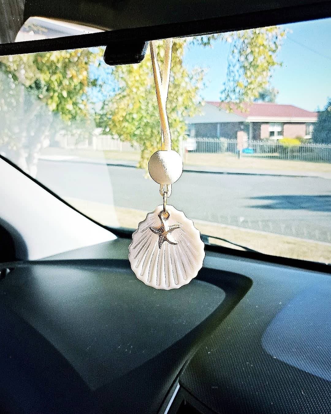 Seashell Hanging Car Diffuser Beach Car Accessories for - Etsy Australia