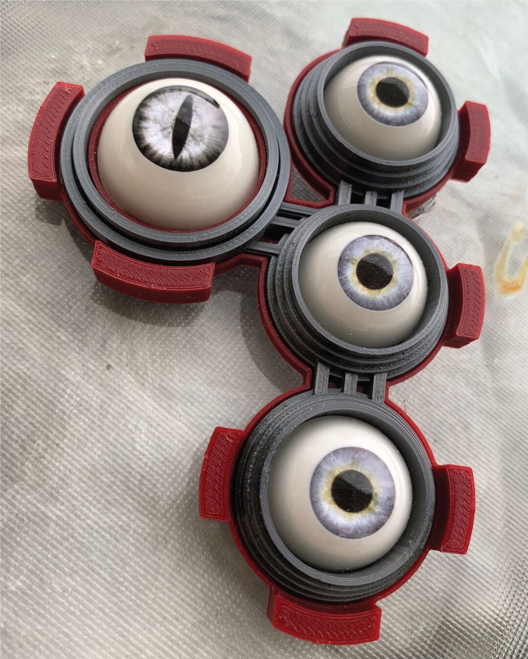 Snake_brooch_3d Printed & Hand Assembled_bjd Eyeballs - Etsy