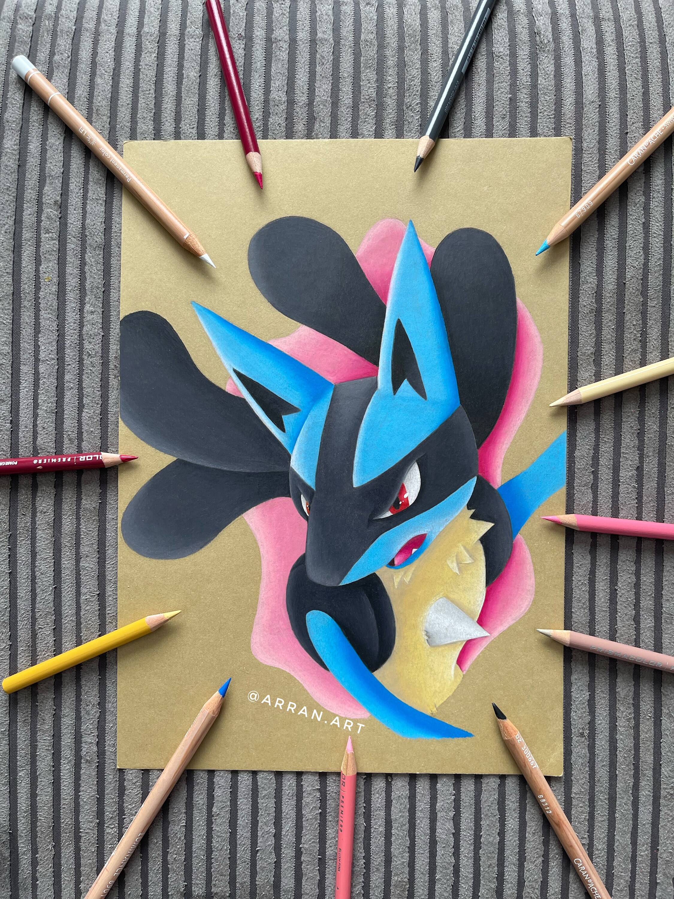 Pokemon Drawings In Pencil Lucario