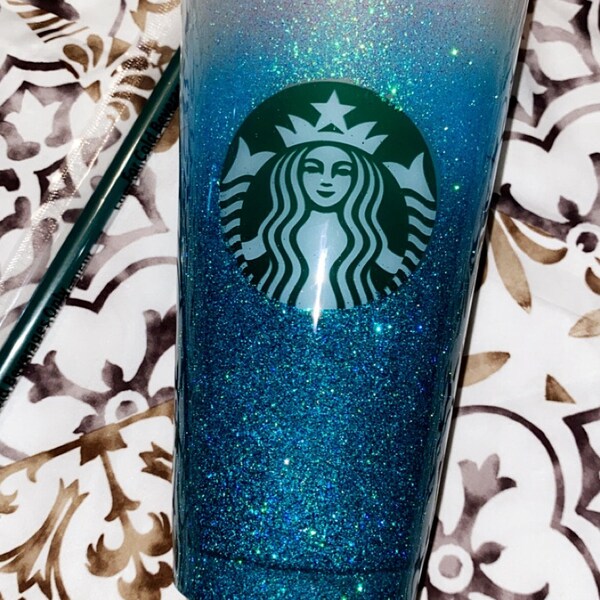 Tiffanys Blue Starbucks Cup - Etsy