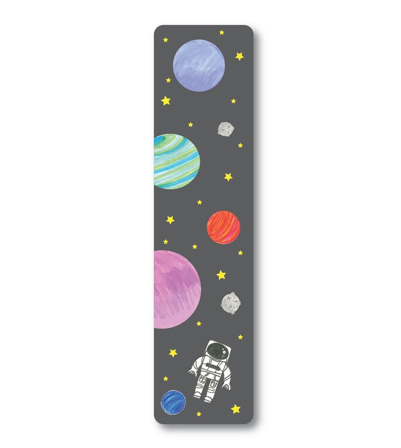 Planets in Space Bookmark Illustrated Bookmark Comets - Etsy