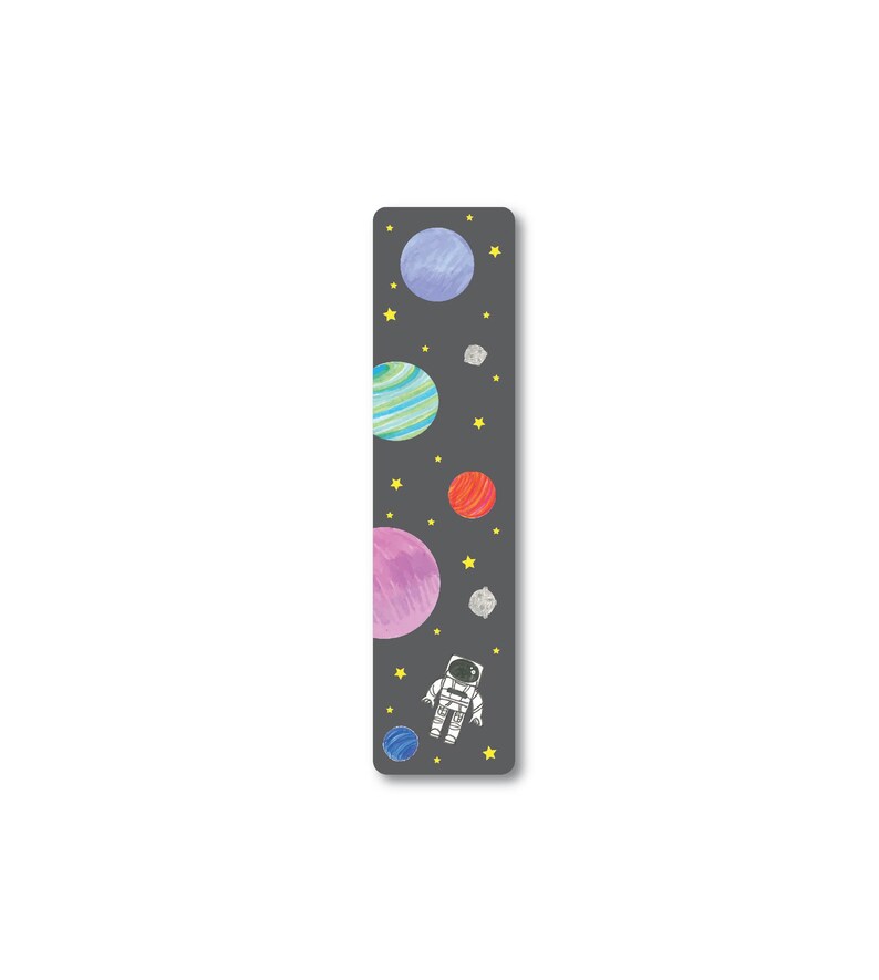 Planets in Space Bookmark Illustrated Bookmark Comets - Etsy