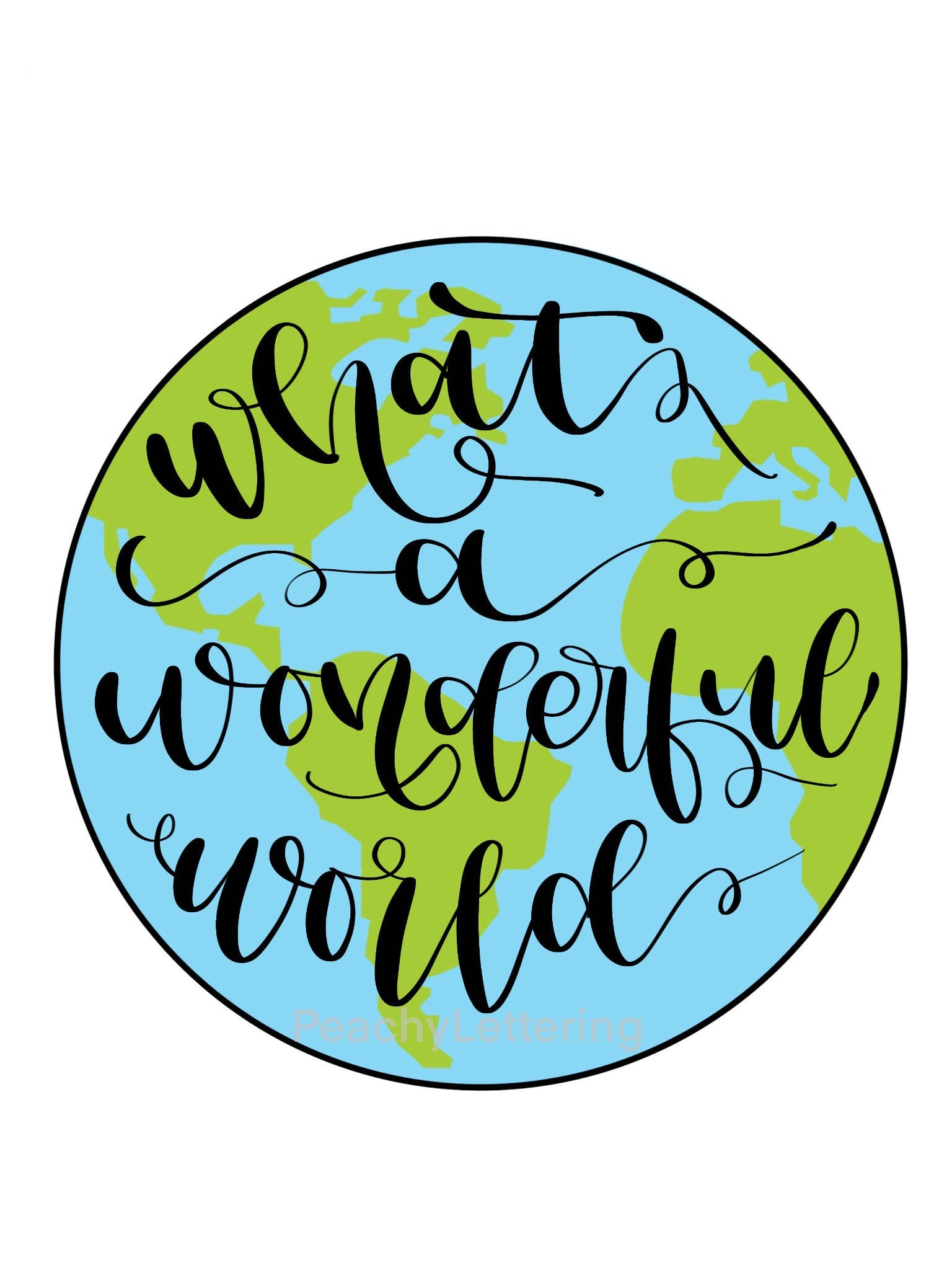What a Wonderful World - Etsy