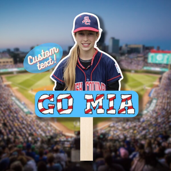 Big Head Cutout Baseball - Etsy