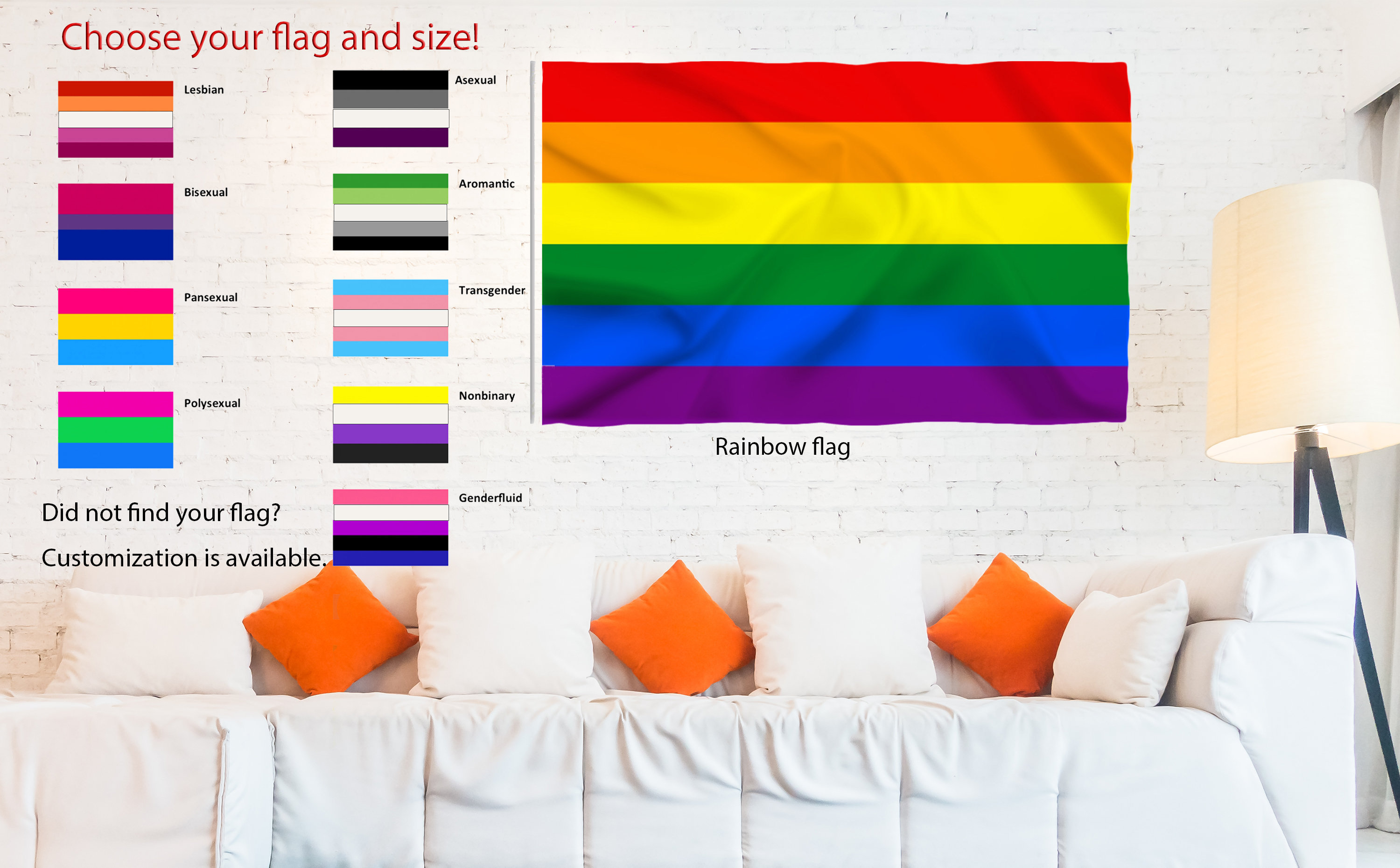 Progress Pride Flag Custom Pride Flag Lgbt Pride Wall Flags Bi - Etsy