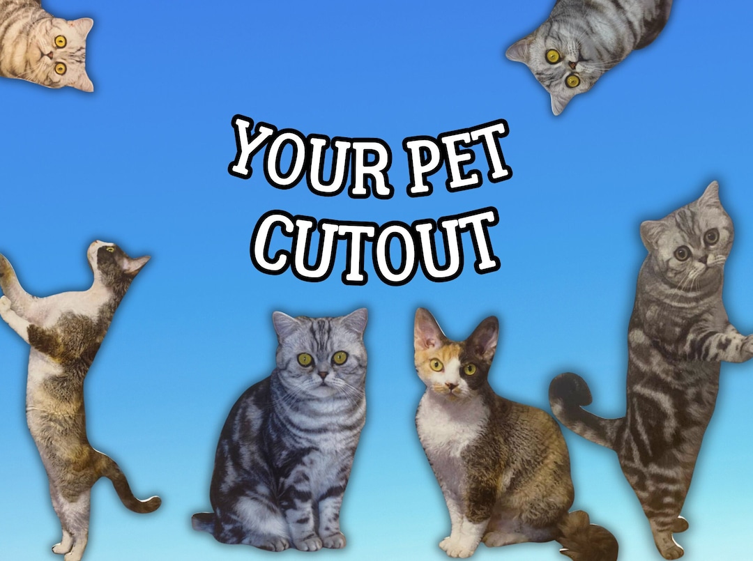 Pet Cardboard Cutouts, Lifesize Cut Out, Wedding Favor - Etsy