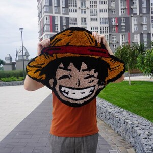 One Piece Anime Tufted Rug, Custom Tufted Rug, 100% Handmade, Punch ...