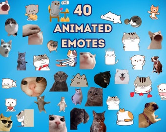 50 Animated Funny Emotes Pack for Twitch, Kick, Youtube and Discord ...