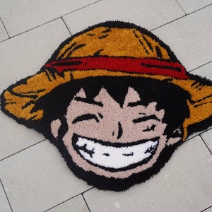 One Piece Anime Tufted Rug, Custom Tufted Rug, 100% Handmade, Punch ...