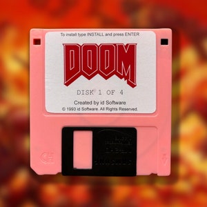 Custom Video Game Floppy Disk Prop - Etsy