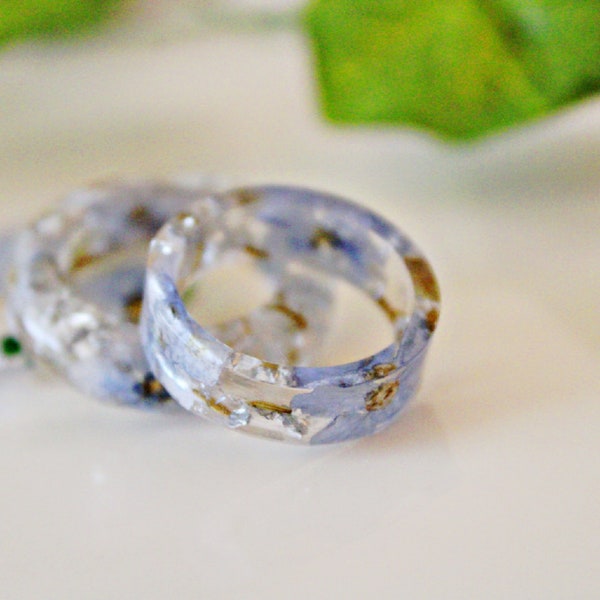 Clear Resin Ring - Etsy
