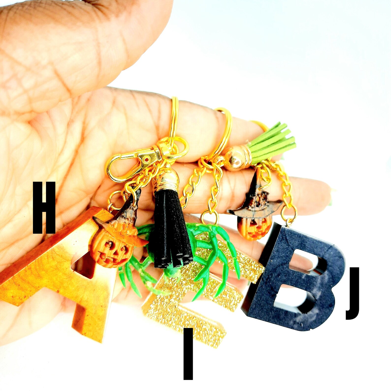 Customized Keychains-spooky Halloween Keychains Halloween - Etsy