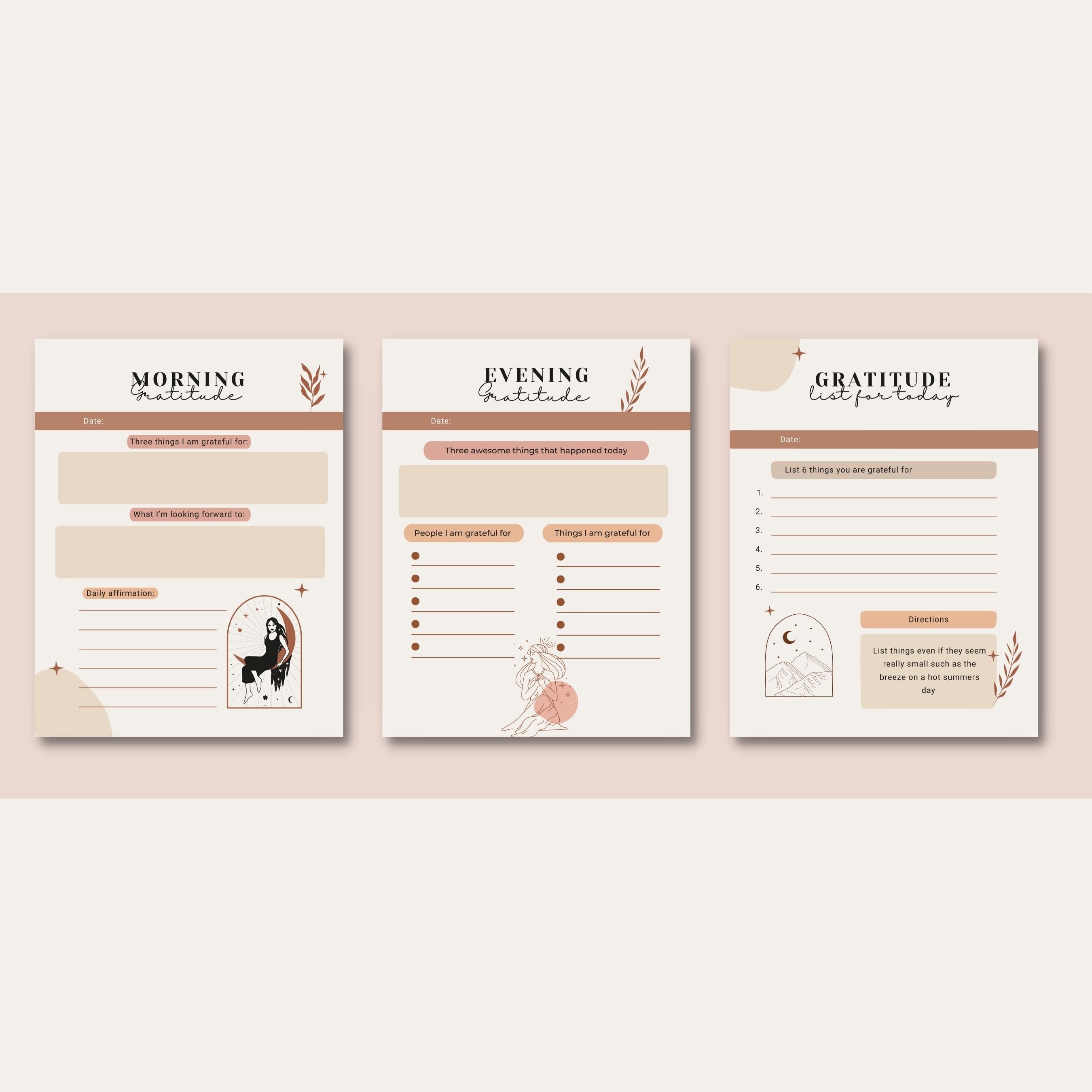 Digital Beginners Gratitude & Motivational Journal, Positive ...
