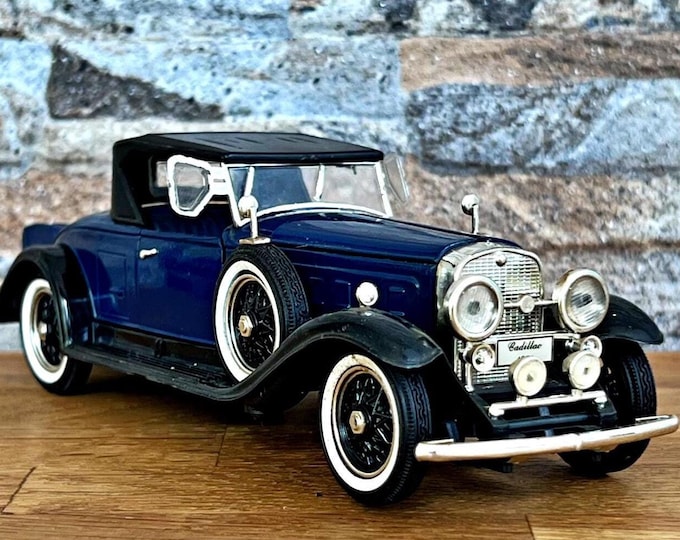 1931 Cadillac Roadster | Vintage Model Car | Vintage Diecast Car | 1/32 ...