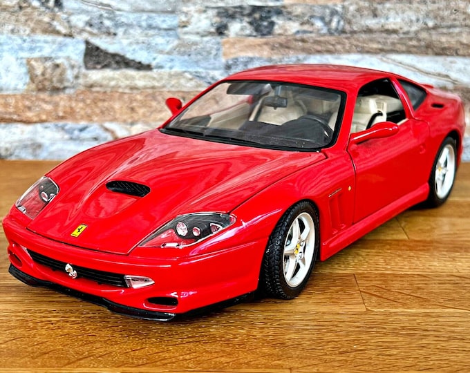 Ferrari 550 Maranello 1996 | Vintage Model Car | 1/18 Scale Model Car ...