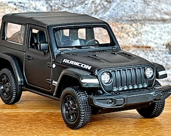 Jeep Wrangler Rubicon 2018 Model Car Diecast Car 1/34 Scale Model Car Model Metal Car 1/34 Die ...