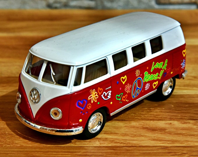 Volkswagen Classical Bus 1962, Model Car, 1/32 Diecast Car, Model Bus ...