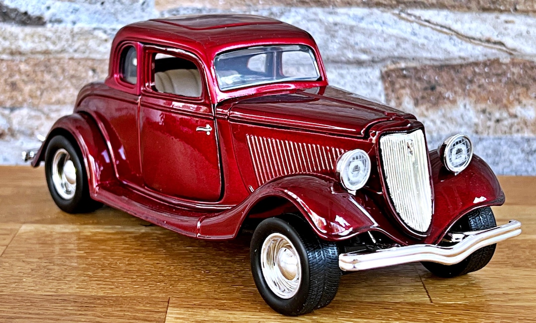 Ford Coupe 1934 | Vintage Model Car | Diecast Car | 1:24 Scale Model ...