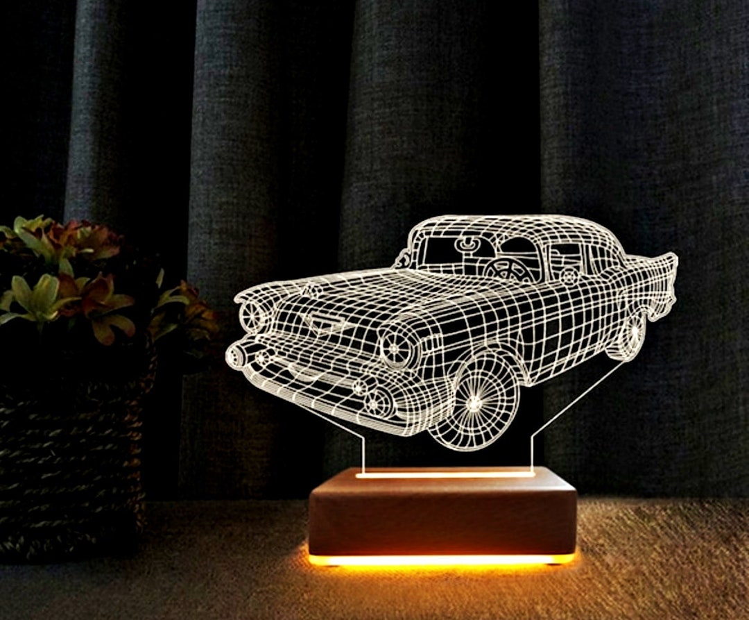 Chevrolet Led Sign | Led Lamp | Chevrolet 3D Night Light | Vintage ...