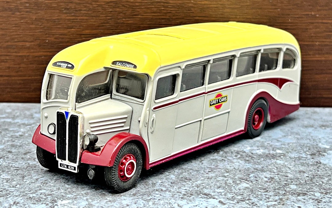 AEC Regal Grey Cars, Vintage Diecast Bus, Model Metal Bus, Old Classic ...