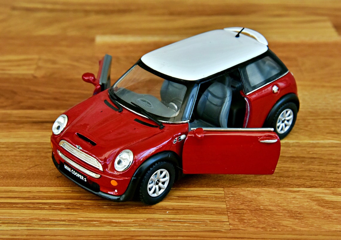 Mini Cooper S Model Car 1/28 Scale Model Car 1/28 Diecast - Etsy