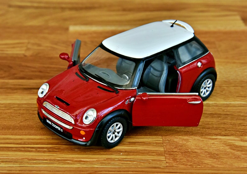Mini Cooper S Model Car 1/28 Scale Model Car 1/28 Diecast - Etsy