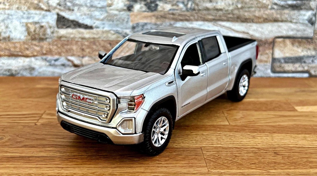 GMC Sierra 1500 SLT Crew Cab 2019 , Model Truck, Diecast Truck , 1:27 ...