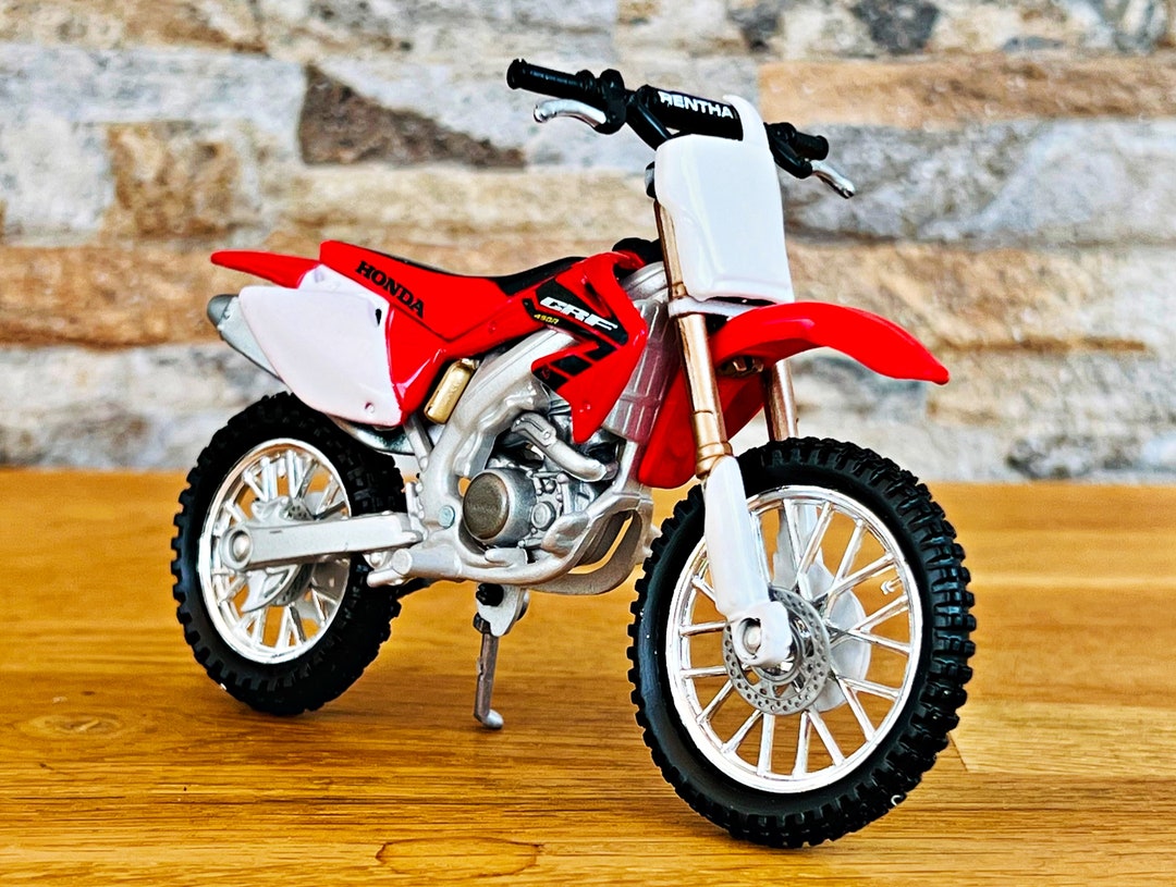 Honda CRF450R Model, Scale 1/18 Diecast Model Motorcycle, 1/18 Die Cast ...