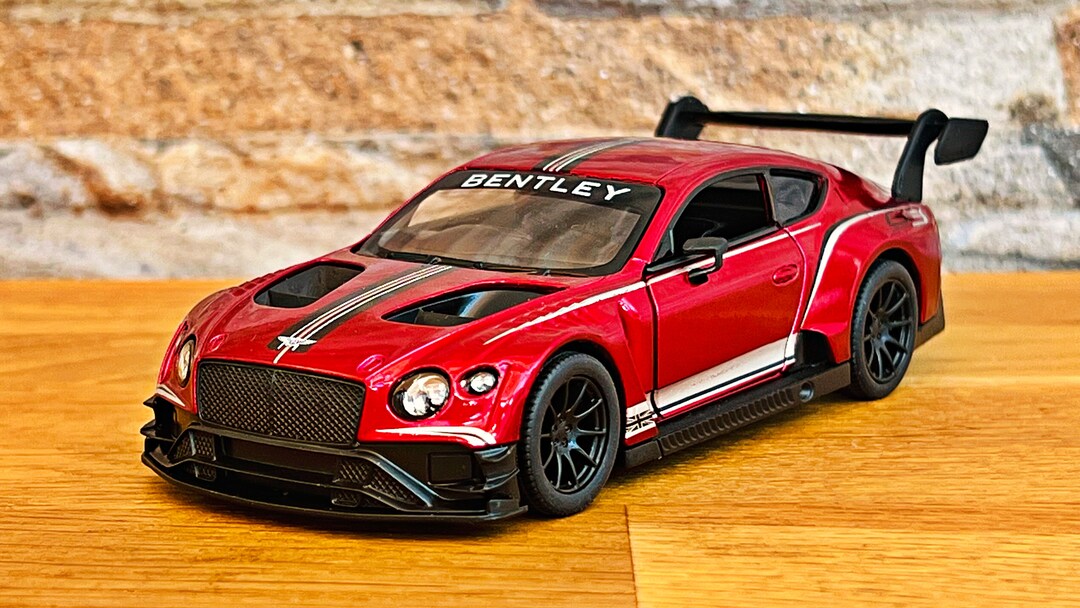 Bentley Continental GT3 | Model Car | Diecast Car | 1:38 Scale Model ...