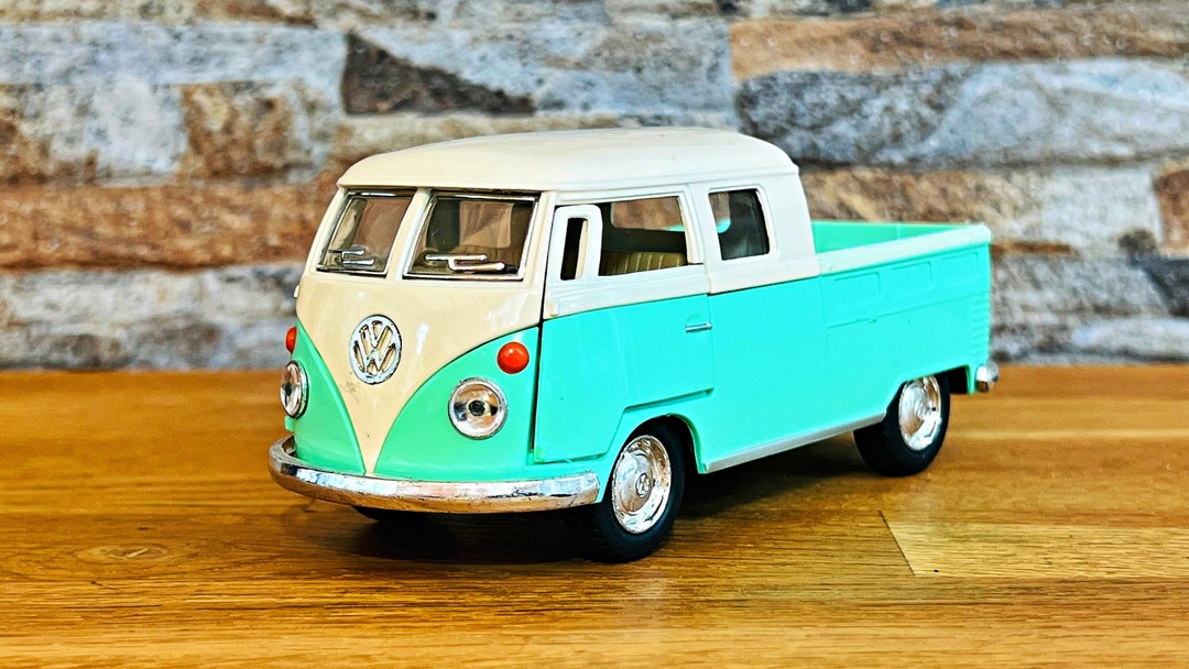Volkswagen Bus Double Cab Pickup 1963, Model Car, 1/34 Diecast Car, 1/ ...